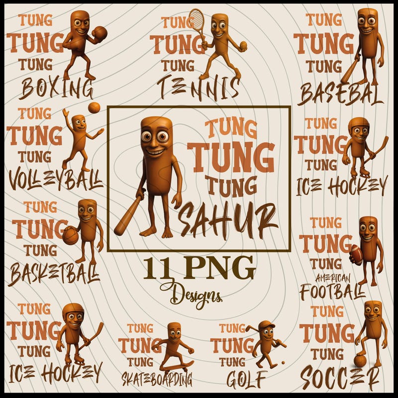 Tung Tung Tung Sahur Png - Etsy