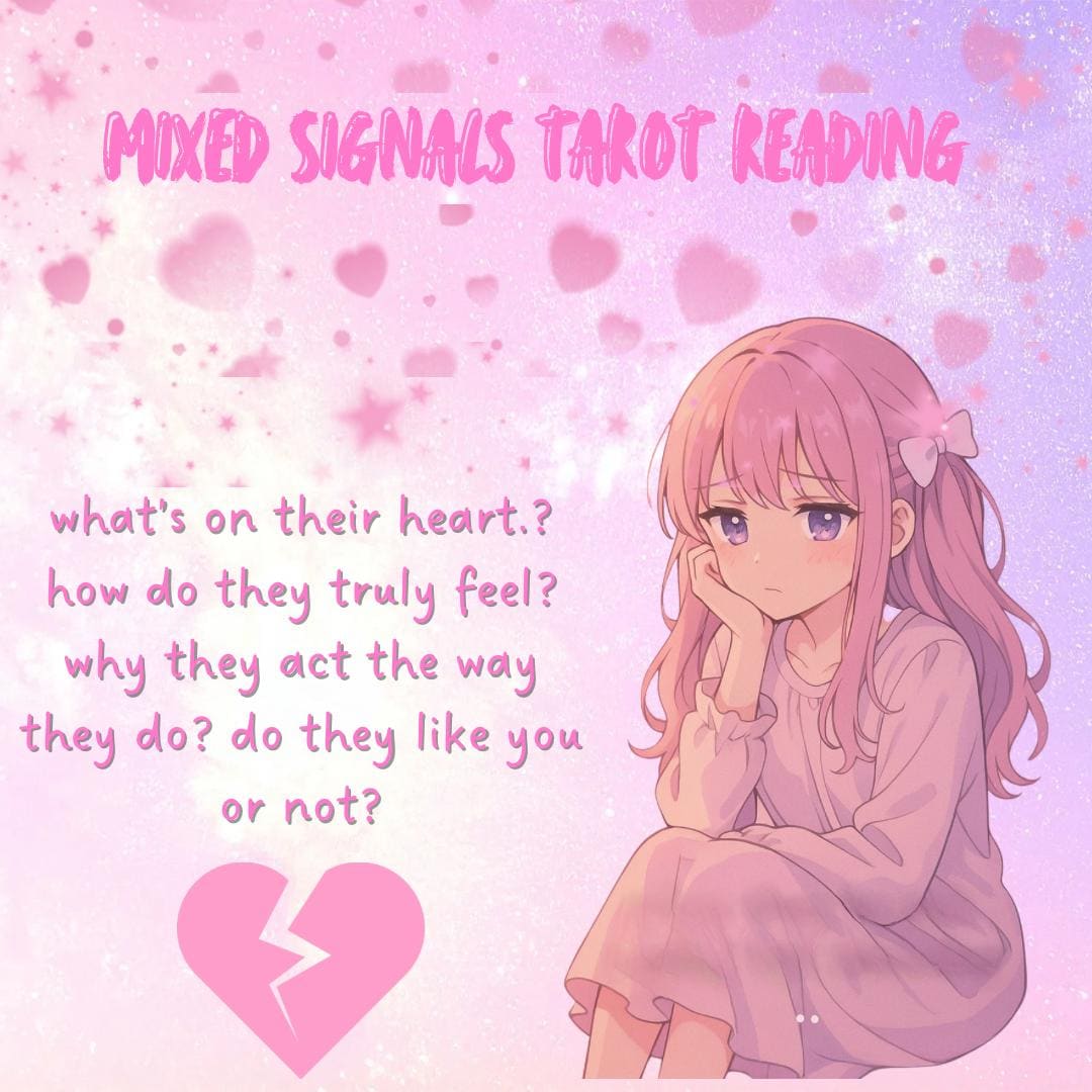 Mixed Signals Tarot Reading • Clarity on Their Actions Vs Words - Etsy