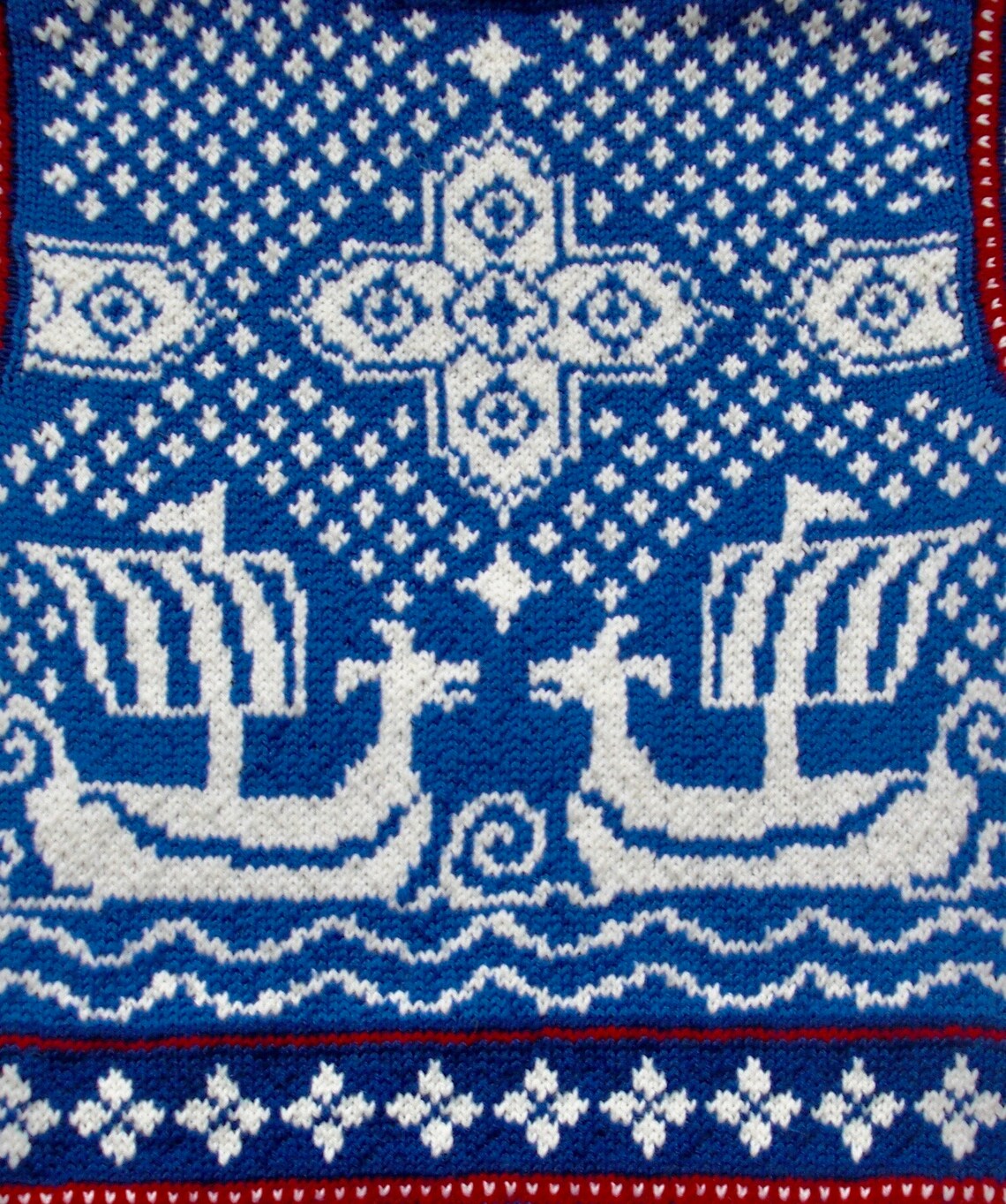 Knitting Pattern Viking Ship Eleven Years | Etsy