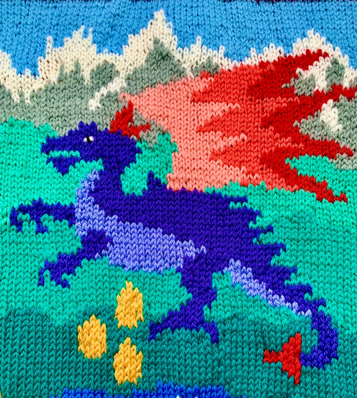 Knitting Pattern: Dragons Adult - Etsy
