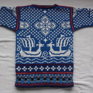 Knitting Pattern Viking Ship Eleven Years - Etsy