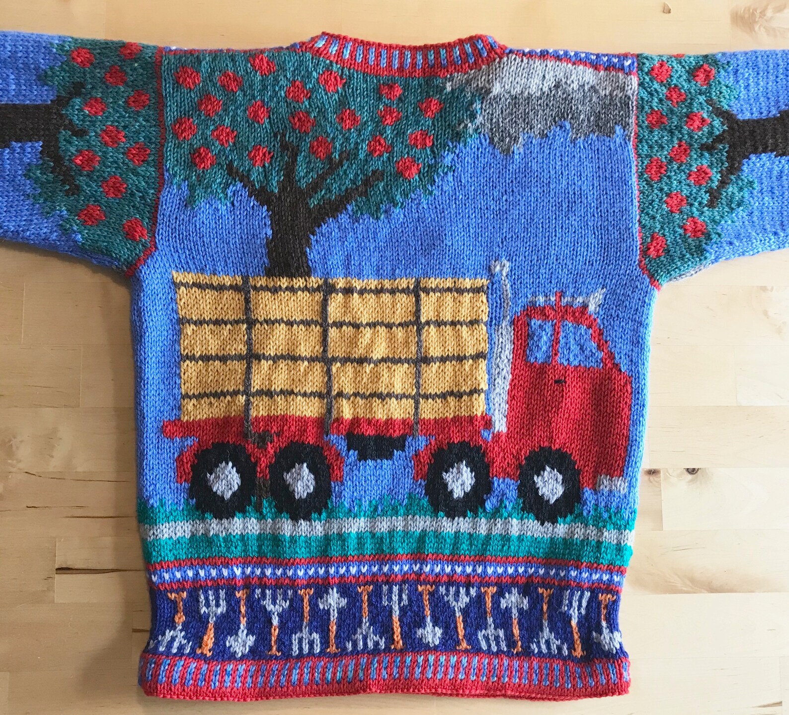 Knitting Pattern: Tractor Seven Years - Etsy