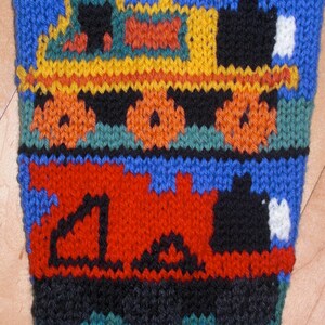 Knitting Pattern: Trains Size Three Years - Etsy