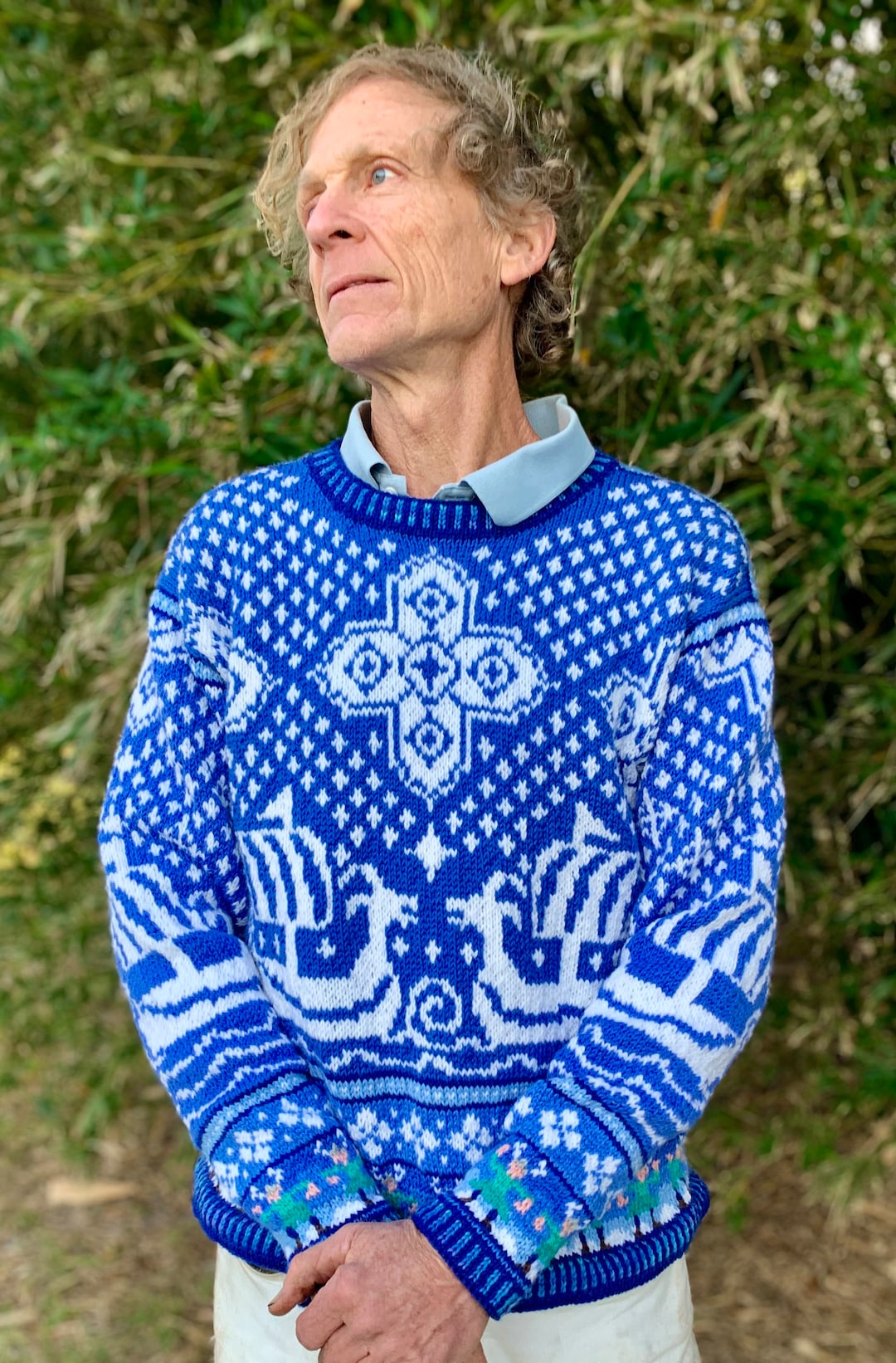 Knitting Pattern: Viking Ship Sweater Adults - Etsy