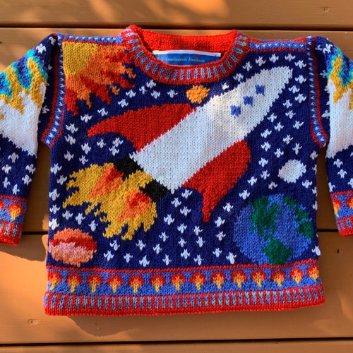 Knitting Pattern: Rocket Three Years - Etsy
