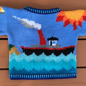 Knitting Pattern: Lighthouse Size One Year With Vests or Sleeves - Etsy