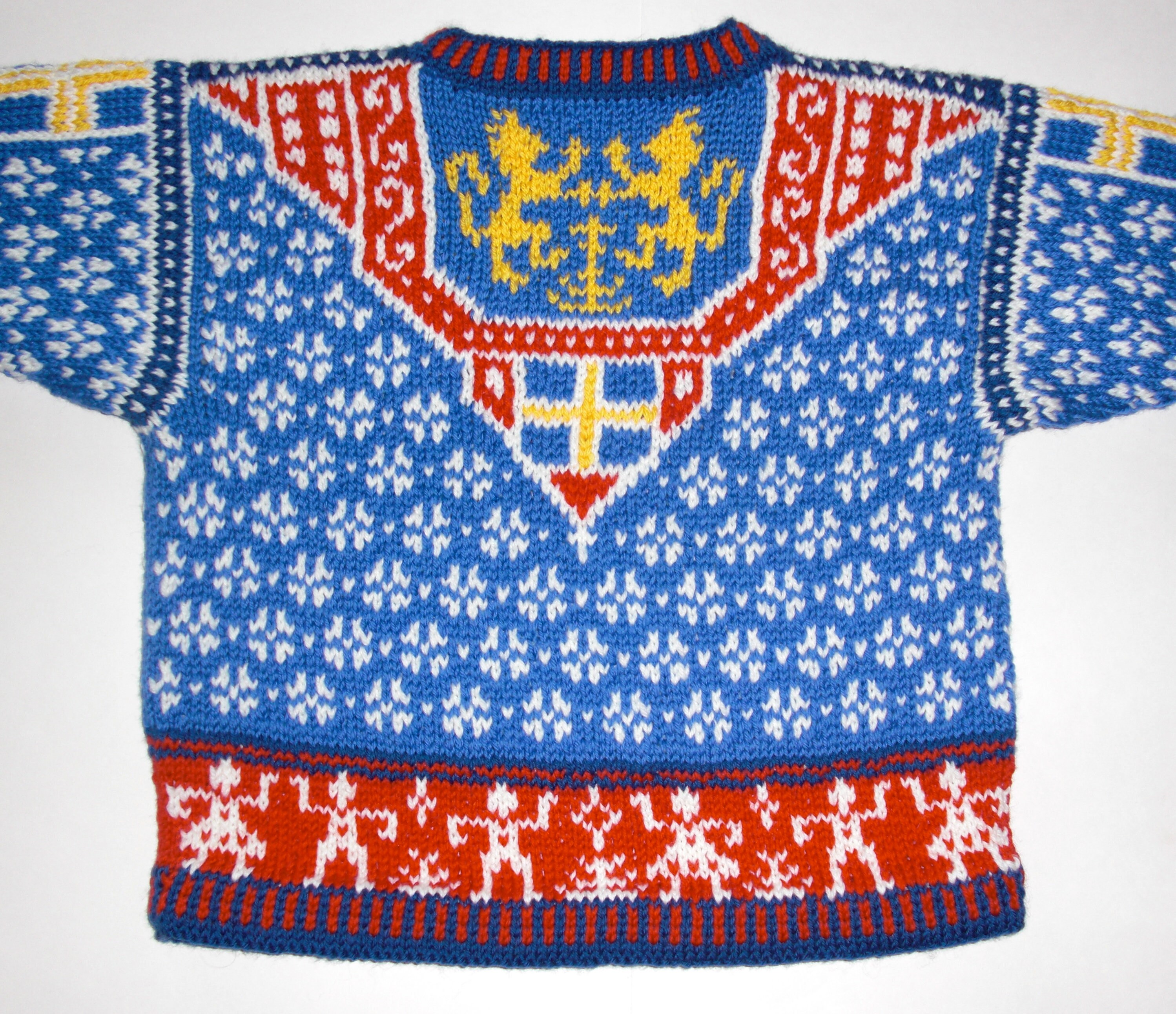 Knitting Pattern Swedish Shield Four Years - Etsy
