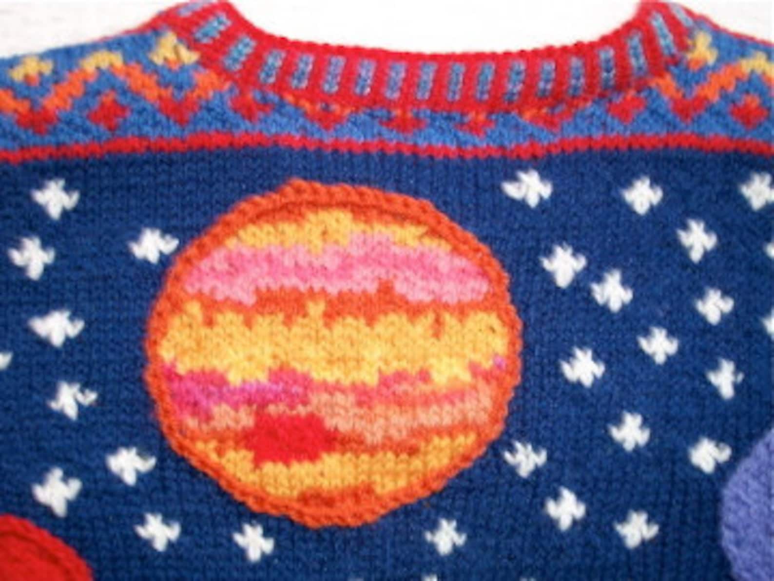 Knitting Pattern: Rocket Sweater Size Five Years - Etsy