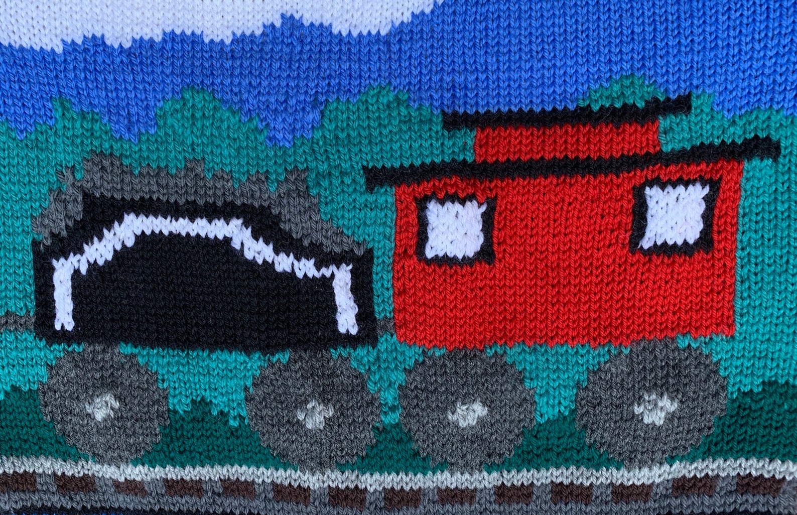 Knitting Pattern: Trains Size Five Years - Etsy