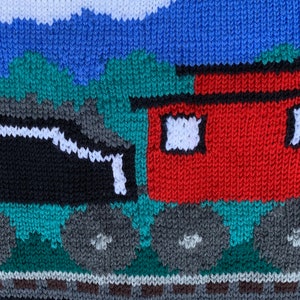 Knitting Pattern: Trains Size Five Years - Etsy