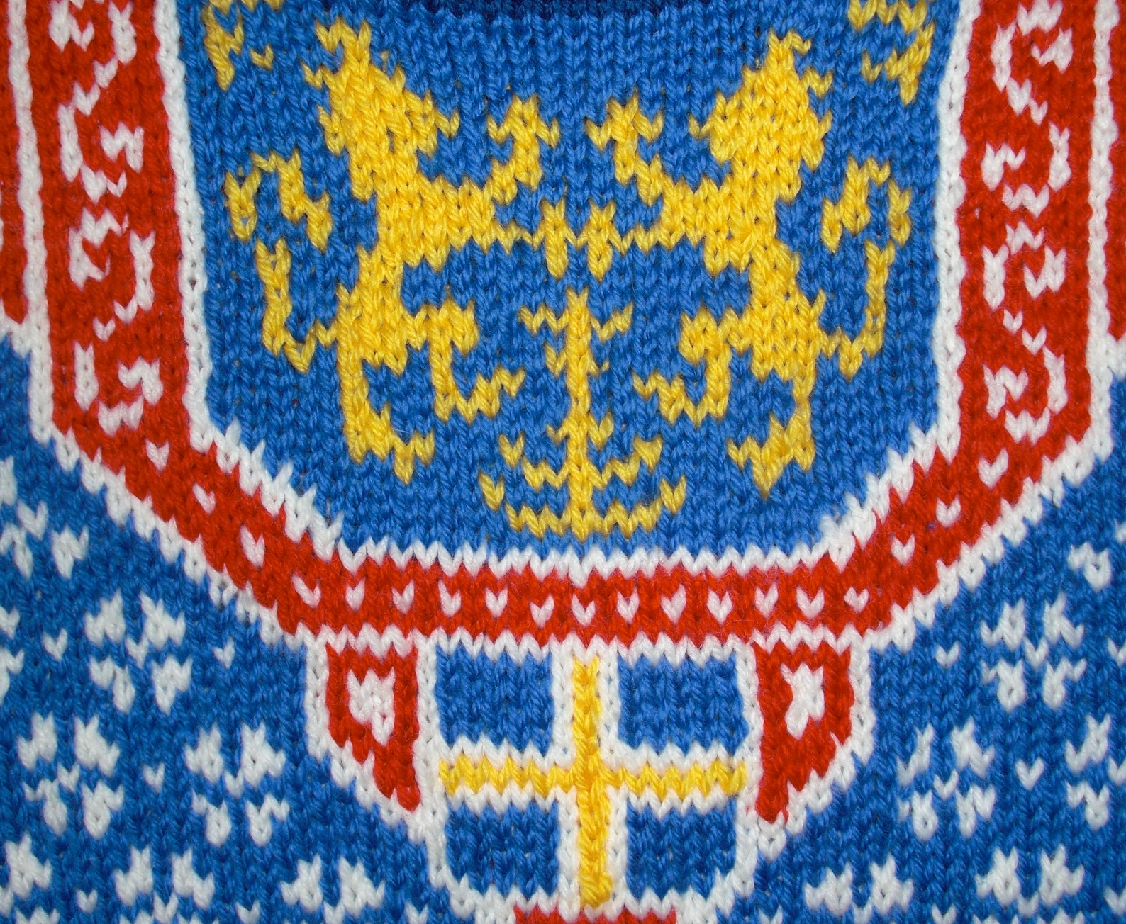 Knitting Pattern Swedish Shield Four Years - Etsy