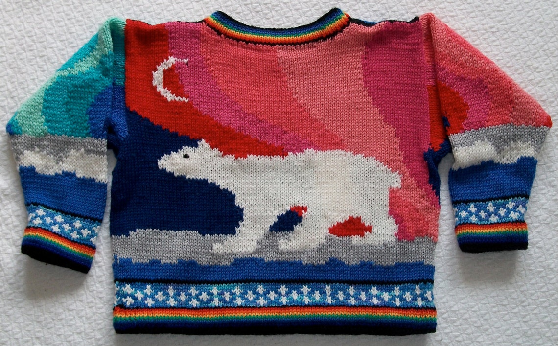 Knitting Pattern: Aurora Size Four Years - Etsy