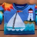 Knitting Pattern: Lighthouse Size One Year With Vests or Sleeves - Etsy