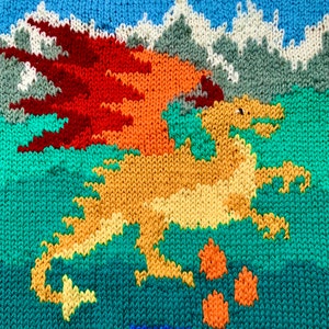 Knitting Pattern: Dragons Adult - Etsy