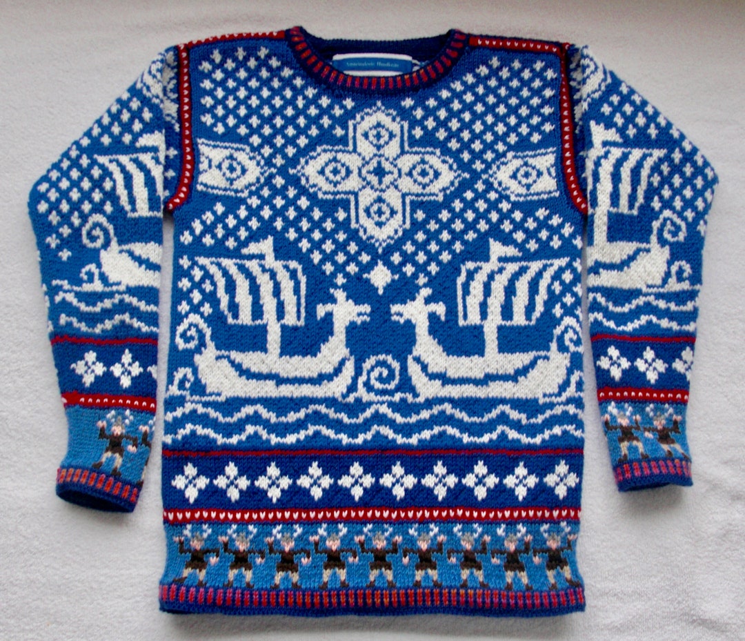 Knitting Pattern Viking Ship Eleven Years - Etsy