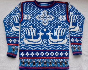 Knitting Pattern: Viking Ship Five Years | Etsy