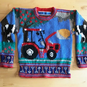 Knitting Pattern: Tractor Seven Years - Etsy