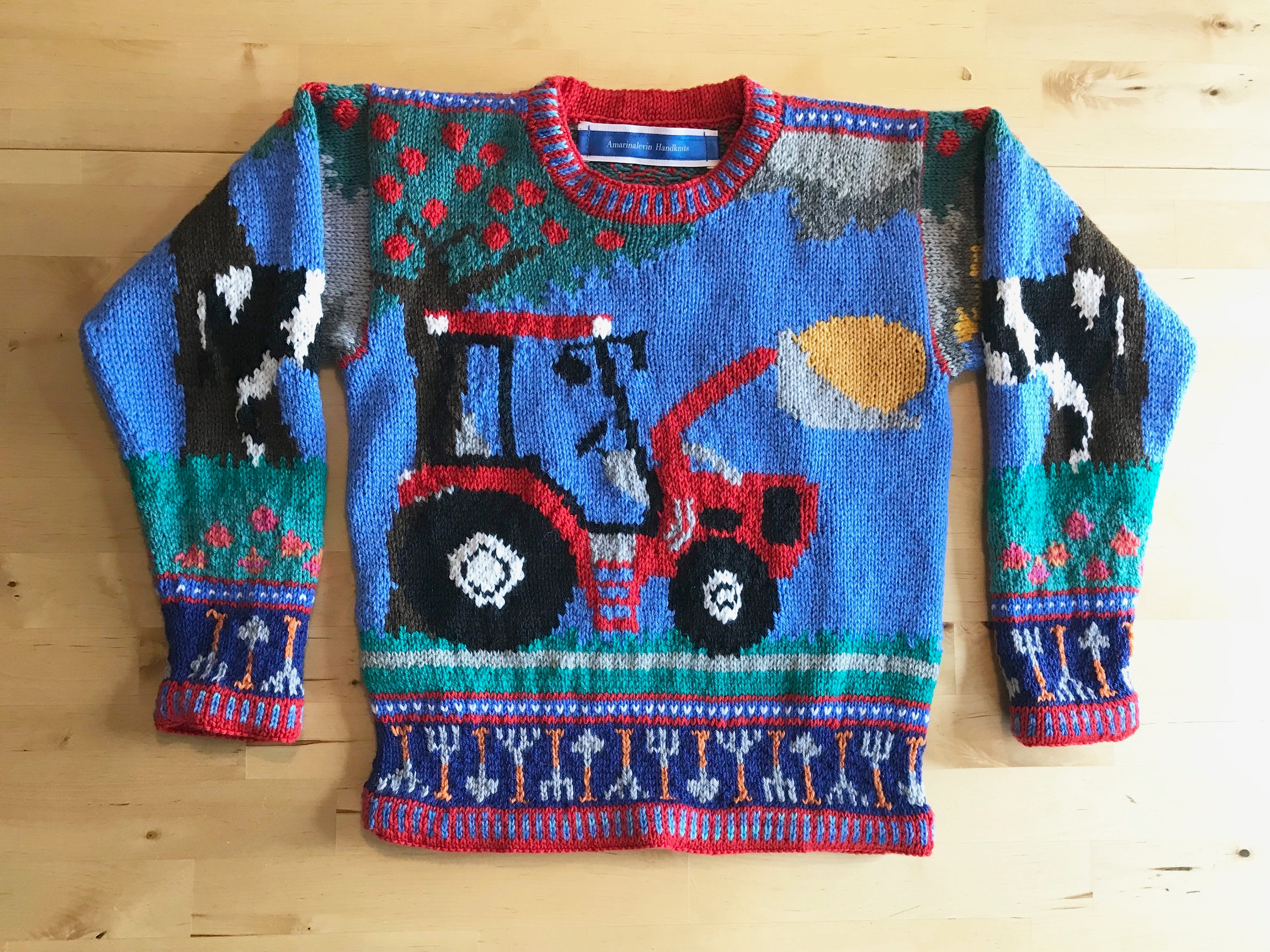 Knitting Pattern: Tractor Seven Years - Etsy