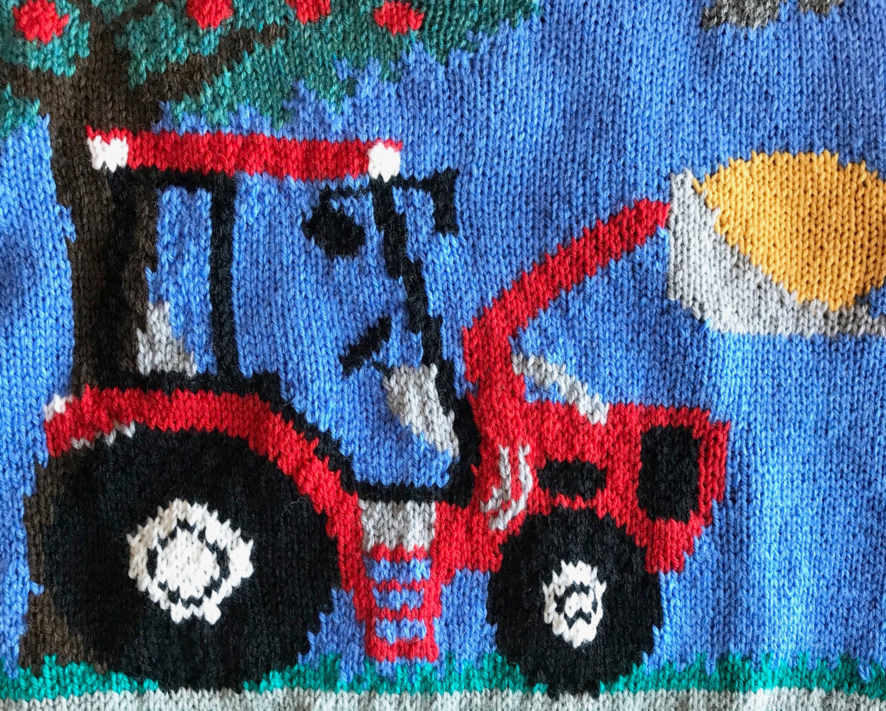 Knitting Pattern: Tractor Seven Years - Etsy