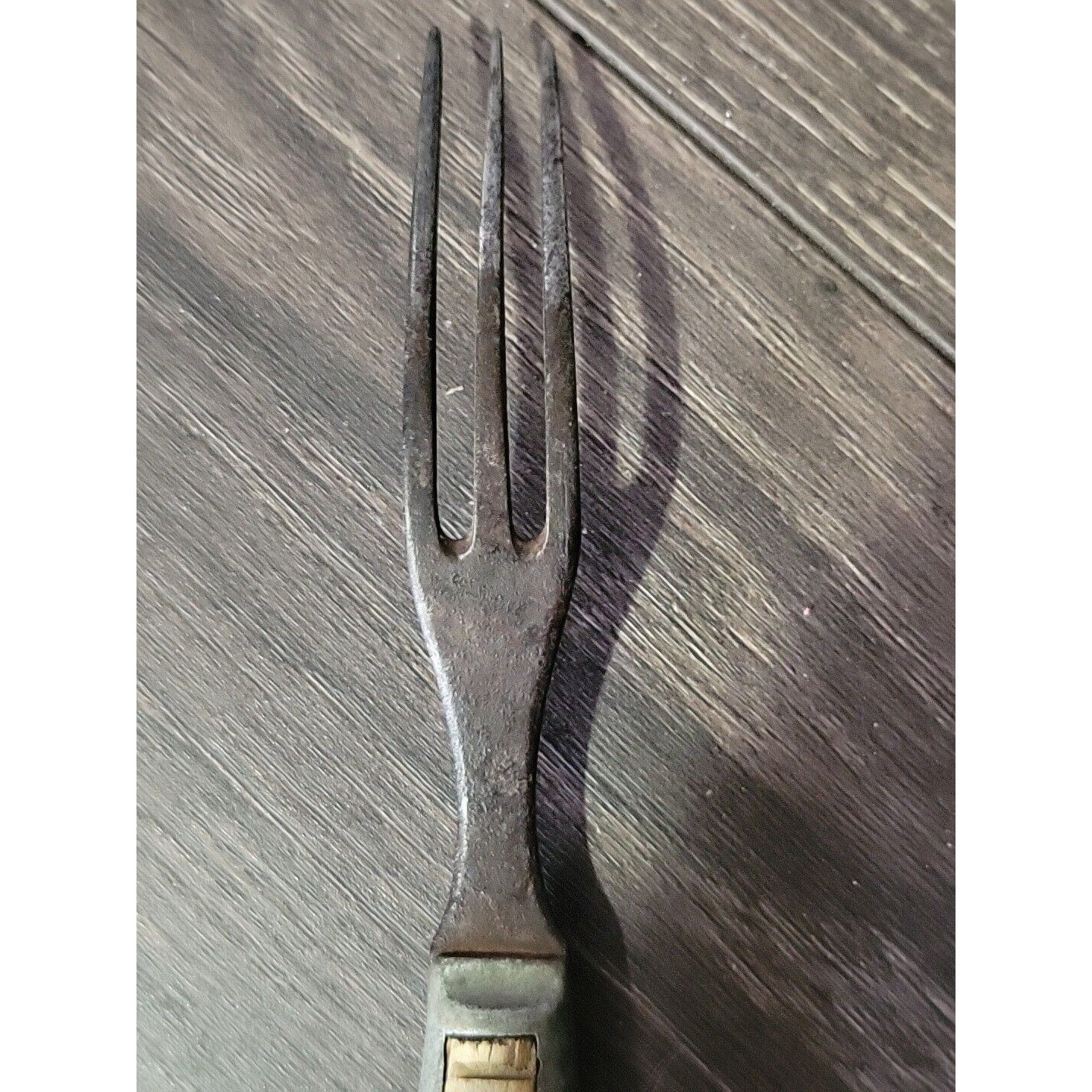 Antique Civil War Era Fork 3 Tine Eating Utensil Wood Steel Primitive 7.5in Long - Etsy