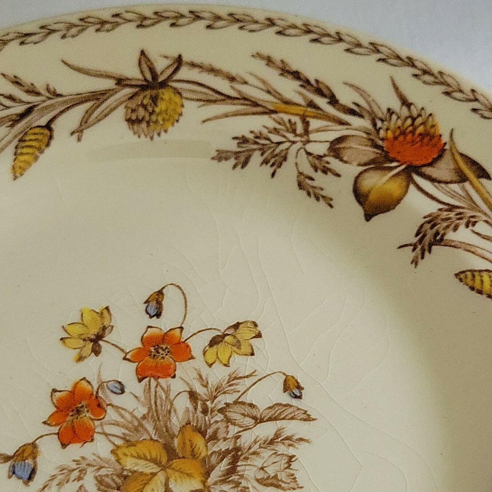 Vintage Victorian Johnson Brothers Old English Clover Bread Butter ...