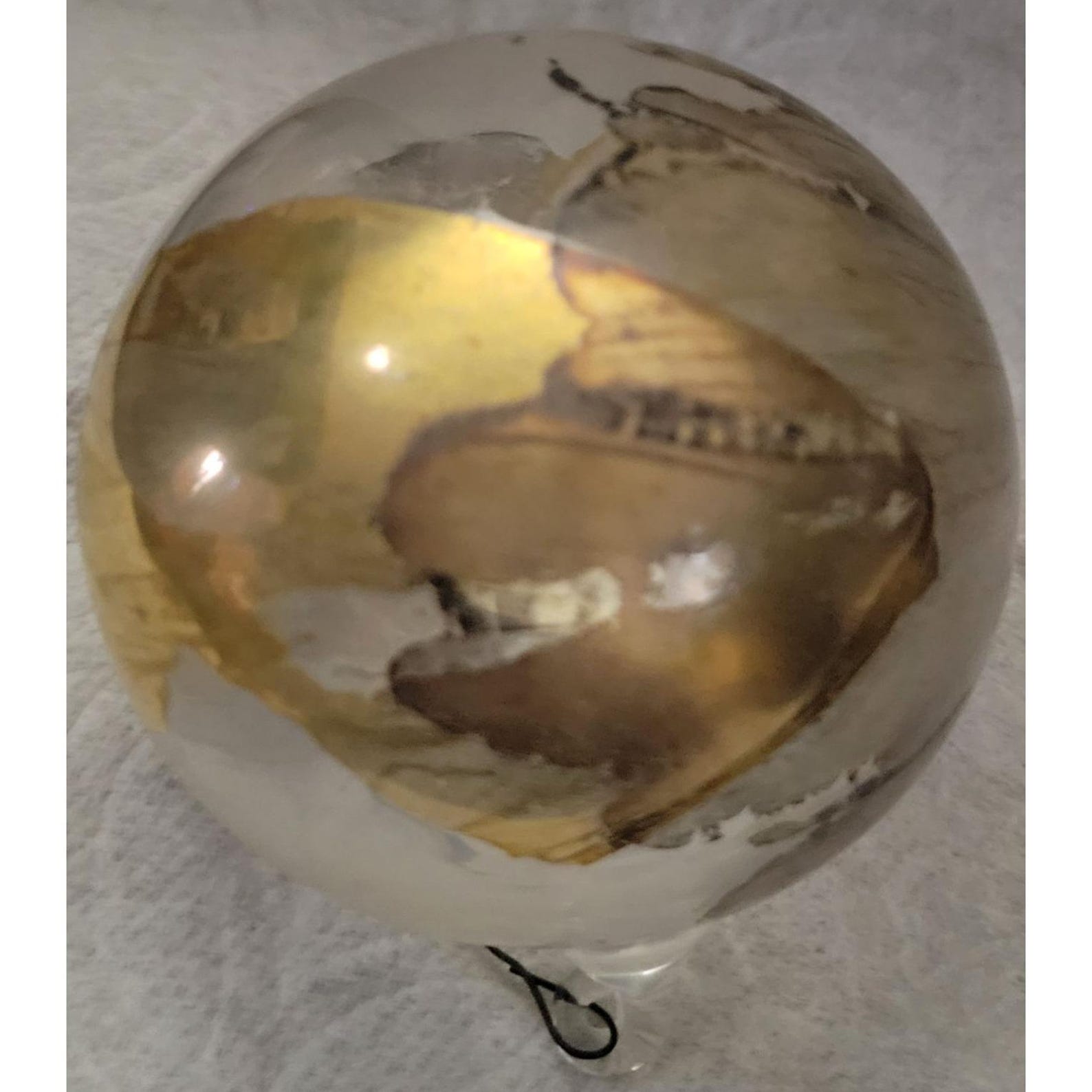 Glass Eye Studio Hand-blown Glass Hanging Ornament With Gold Leaf ...