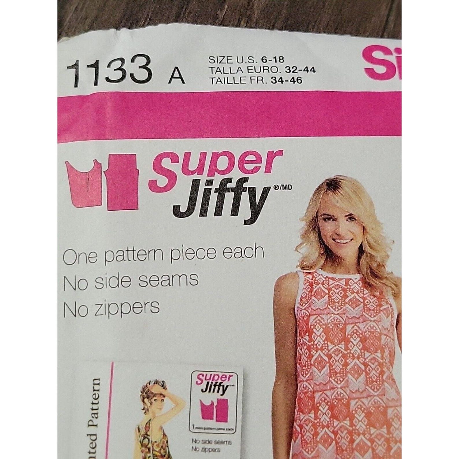 3 New Simplicity Patterns Tunics Apron Child Adult Dottie Angel 1133 ...