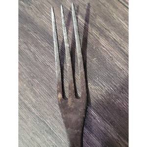 Antique Civil War Era Fork 3 Tine Eating Utensil Wood Steel Primitive 7.5in Long - Etsy