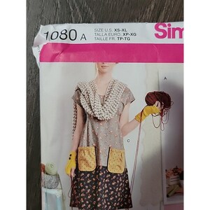 3 New Simplicity Patterns Tunics Apron Child Adult Dottie Angel 1133 ...