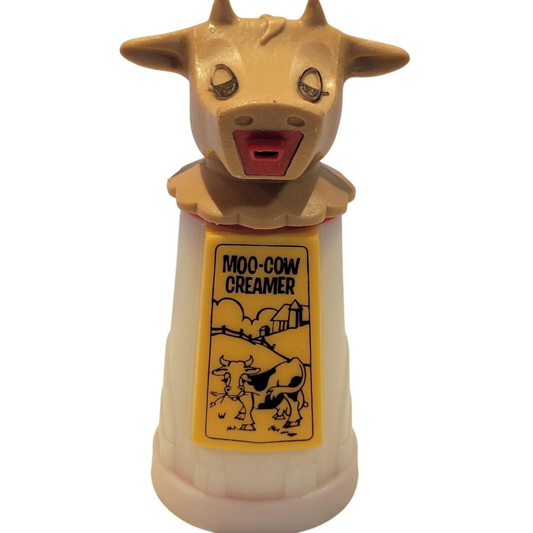 Vintage Whirley Industries Moo-cow Creamer Dispenser With Farm Scene ...