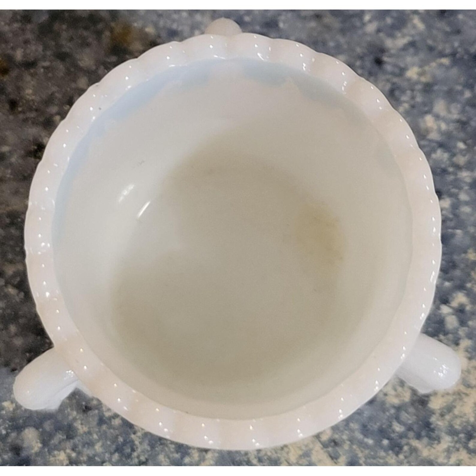 Westmoreland White Milk Glass Swan Toothpick Holder Dual Handles ...