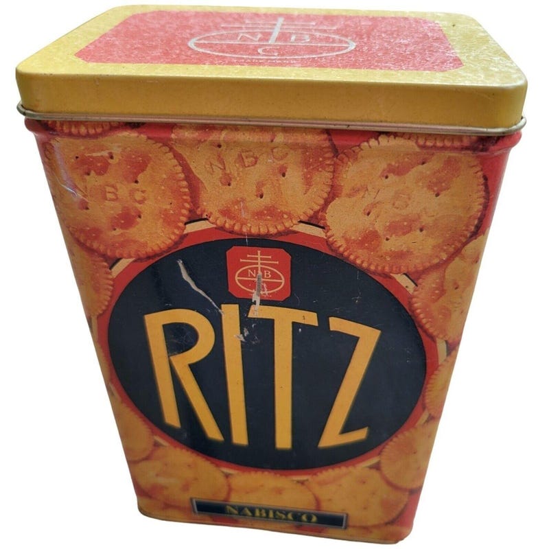 Ritz Cracker Tin - Etsy
