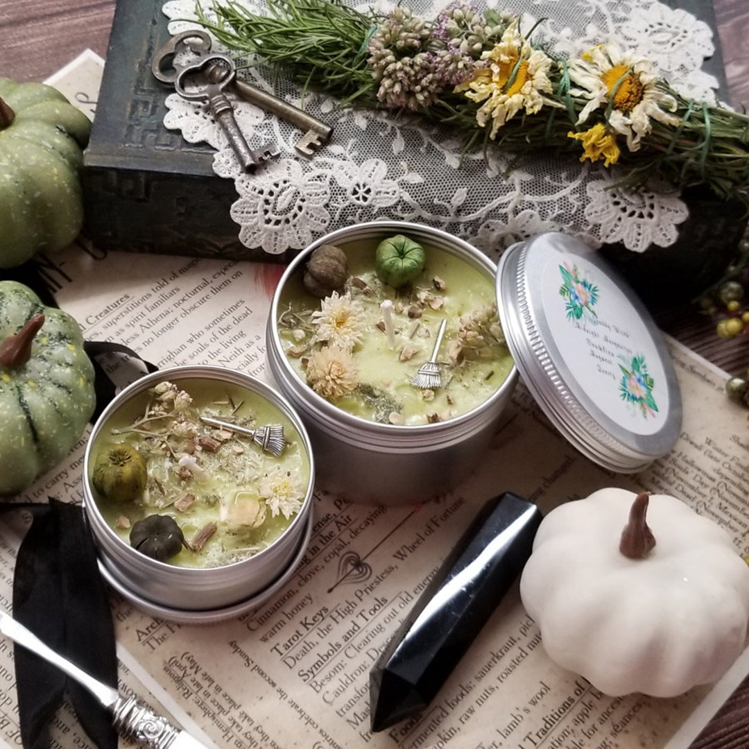 Samhain Altar Candle, Midnight Margarita - Etsy