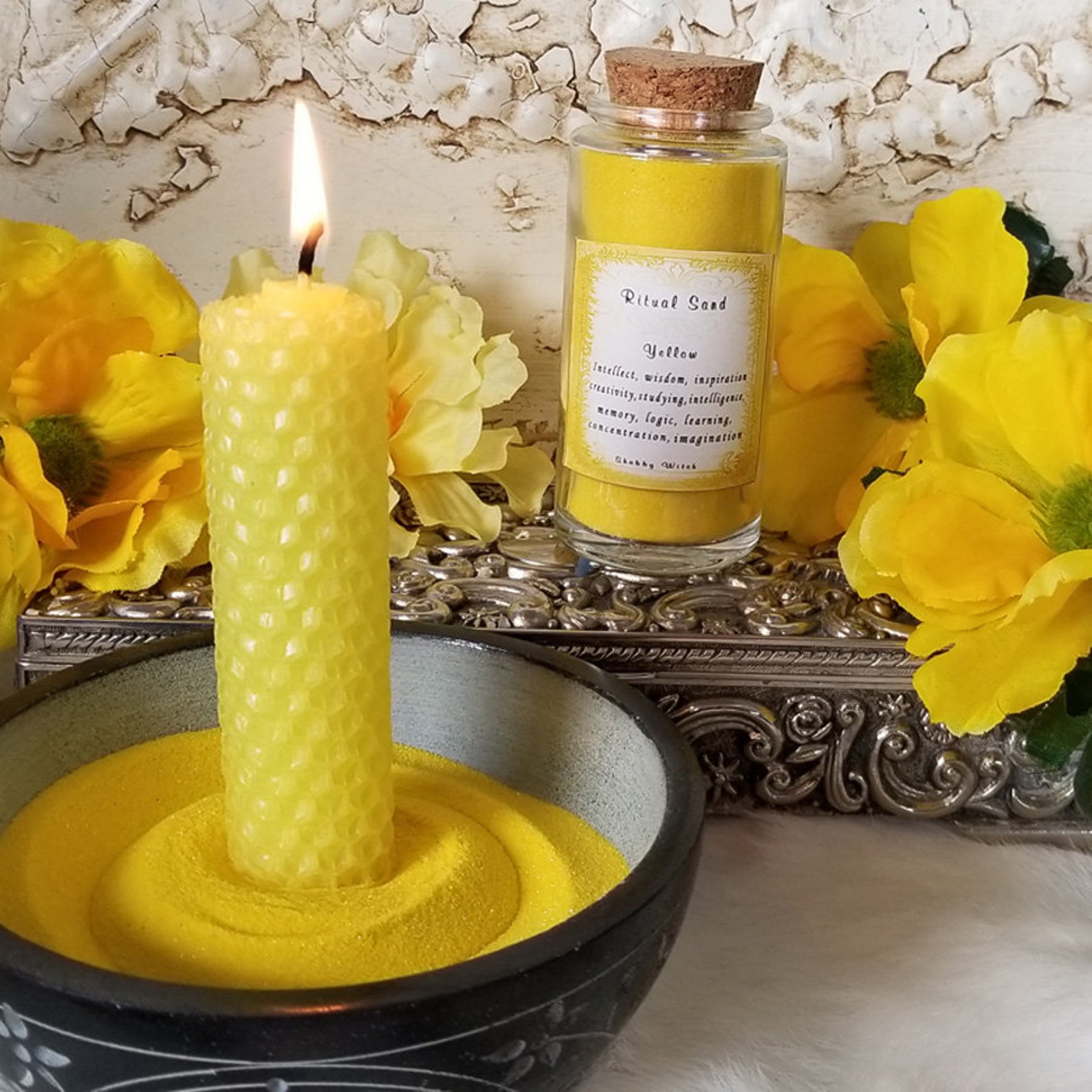 Yellow Cauldron Sand Ritual Sand - Etsy