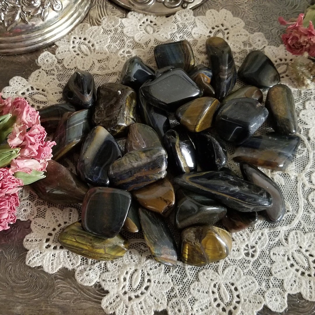 Blue Tiger's Eye Stone, Polished Gemstone, Stone - Etsy