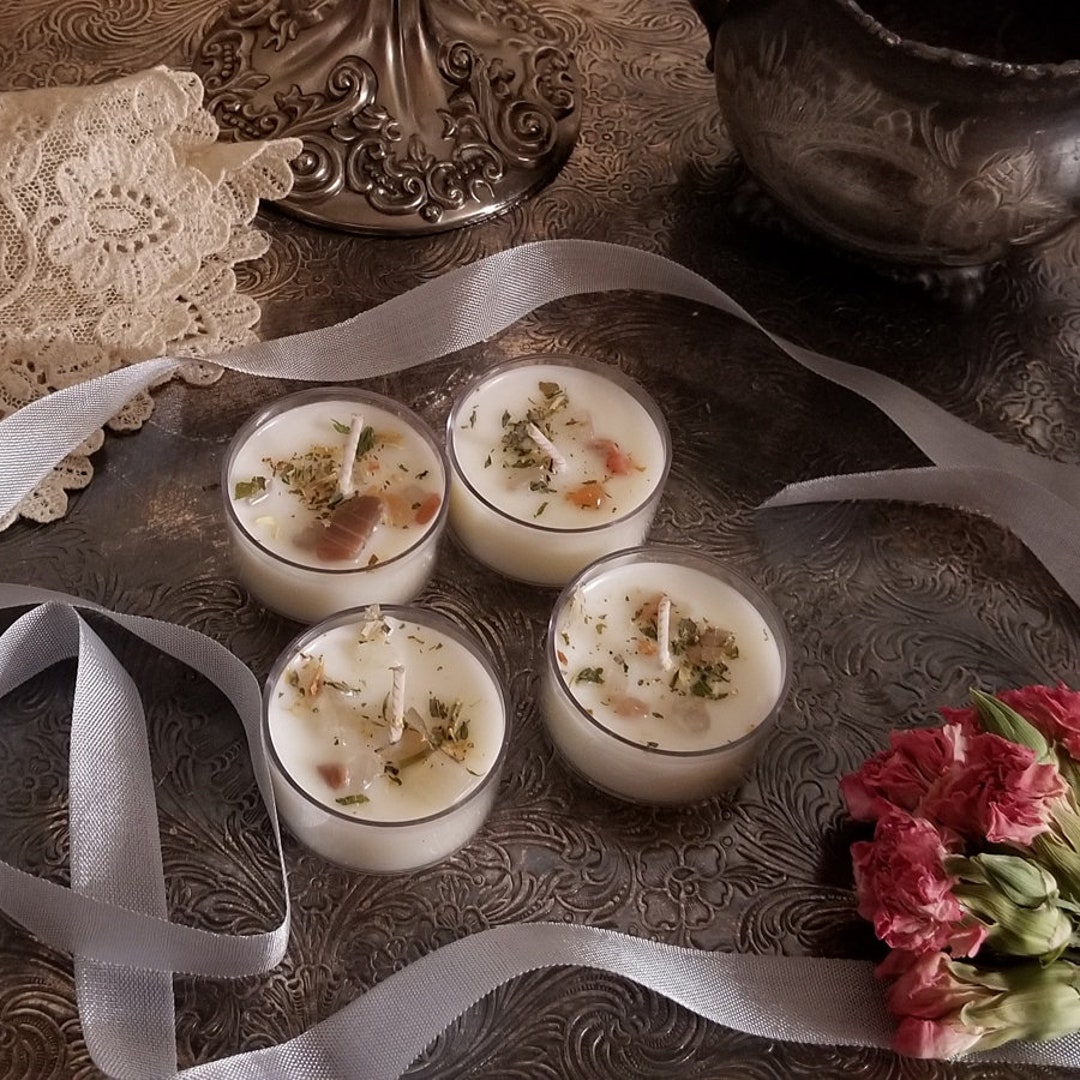 4 Moon Magic Tea Lights, Lunar Tea Lights, Jasmine & Sandalwood - Etsy