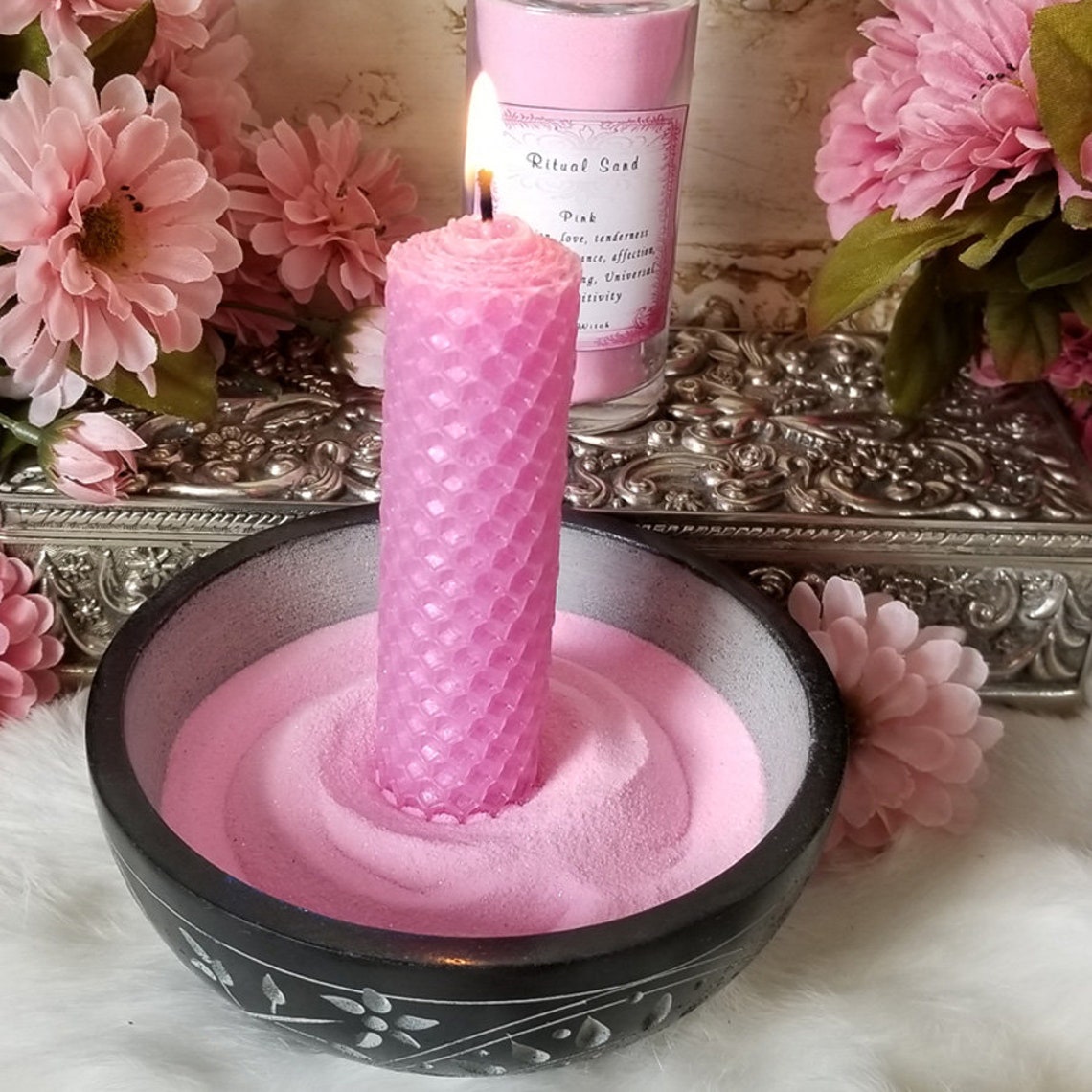 Pink Cauldron Sand, Ritual Sand - Etsy