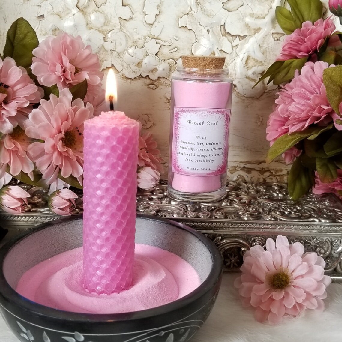 Pink Cauldron Sand, Ritual Sand - Etsy