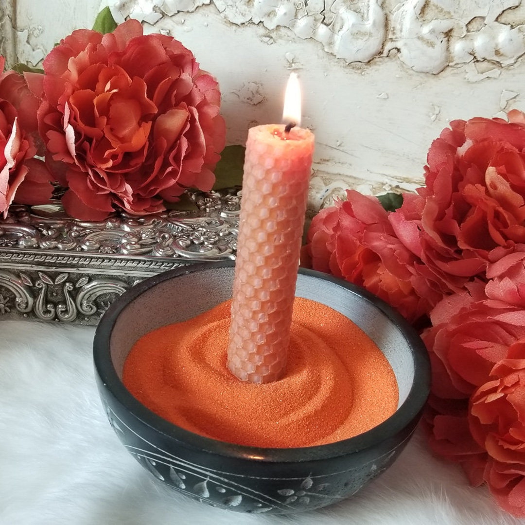 Orange Cauldron Sand, Orange Ritual Sand - Etsy