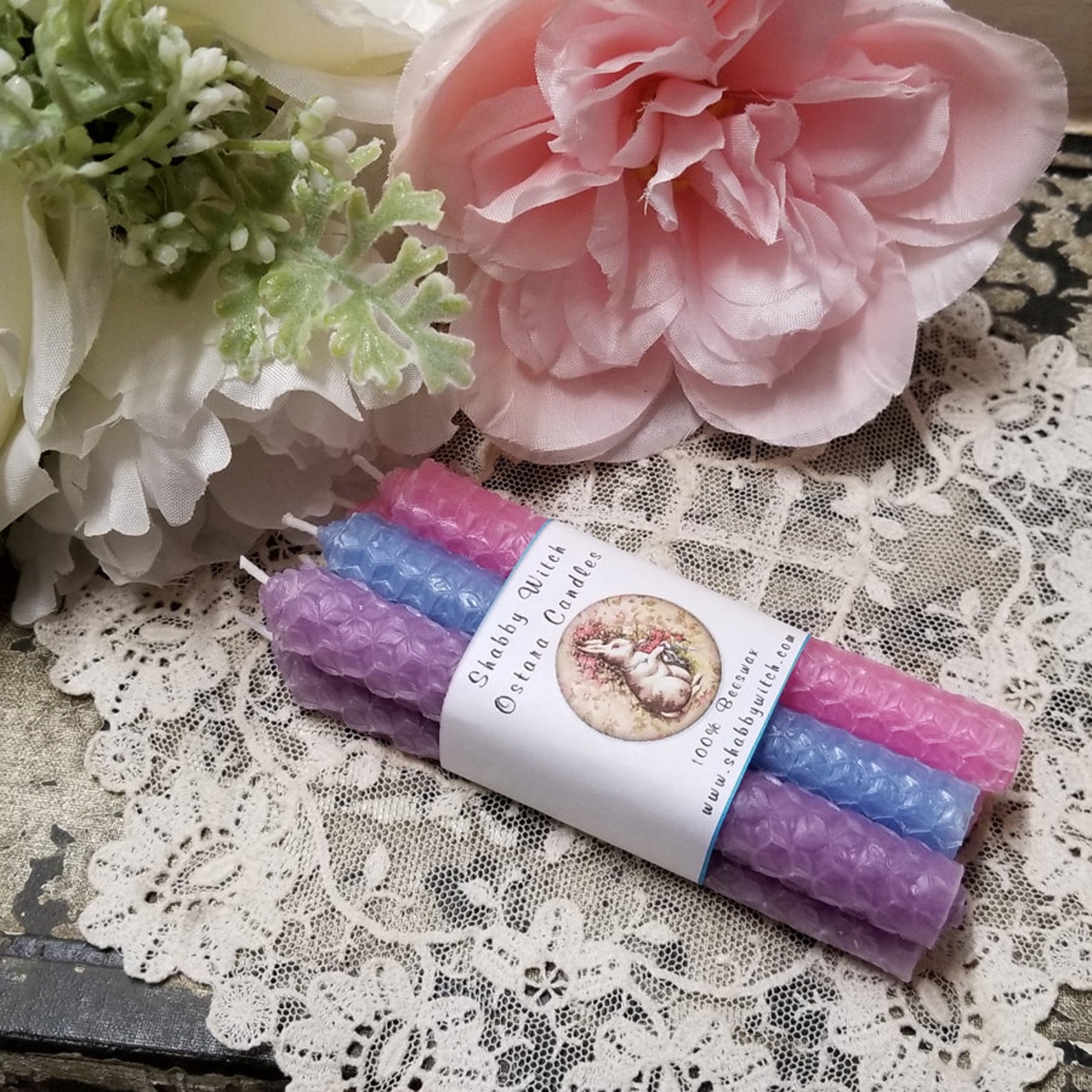 Ostara Ritual Candles 6 Ostara Mini Ritual Chime Candles - Etsy