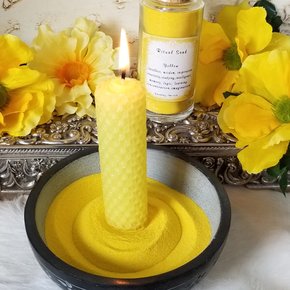 Yellow Cauldron Sand Ritual Sand - Etsy