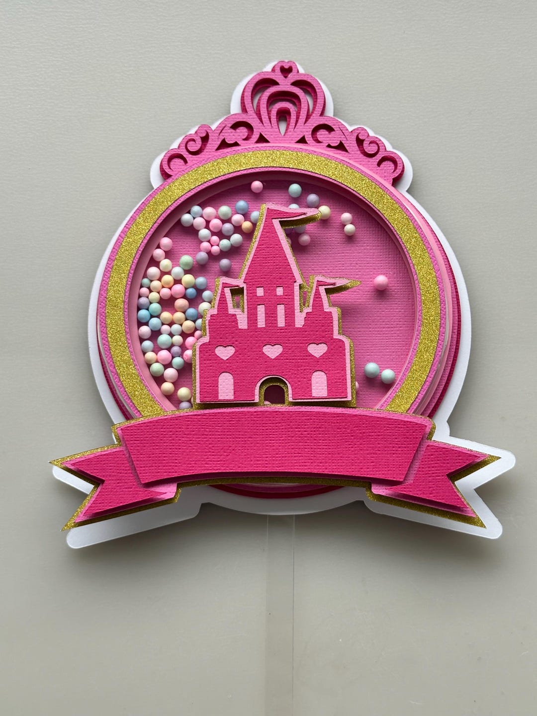 Princess Castle Cake Topper Custom Made Party Decor - Etsy