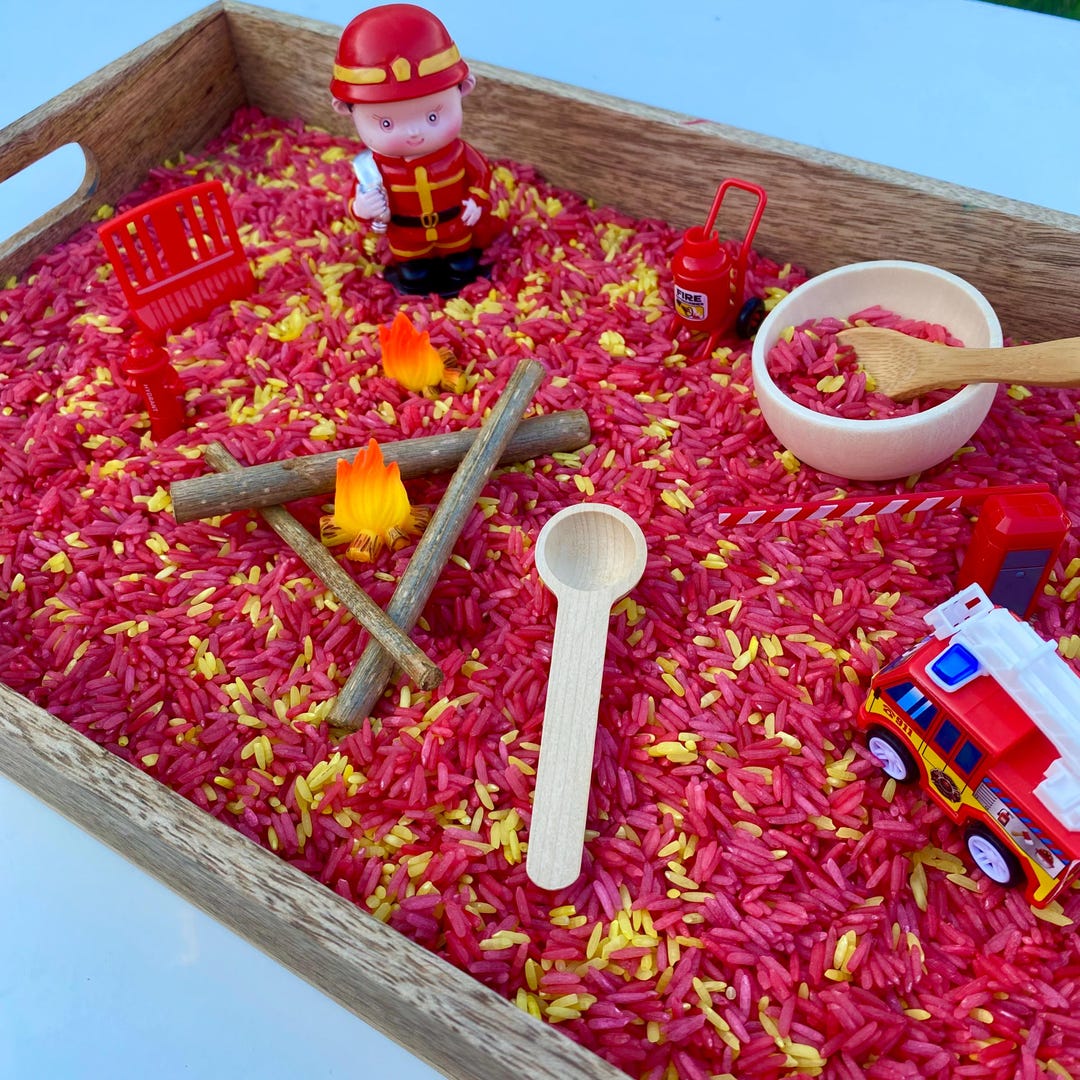 Firefighter-themed Sensory Bin - Children's Activity - Montessori ...