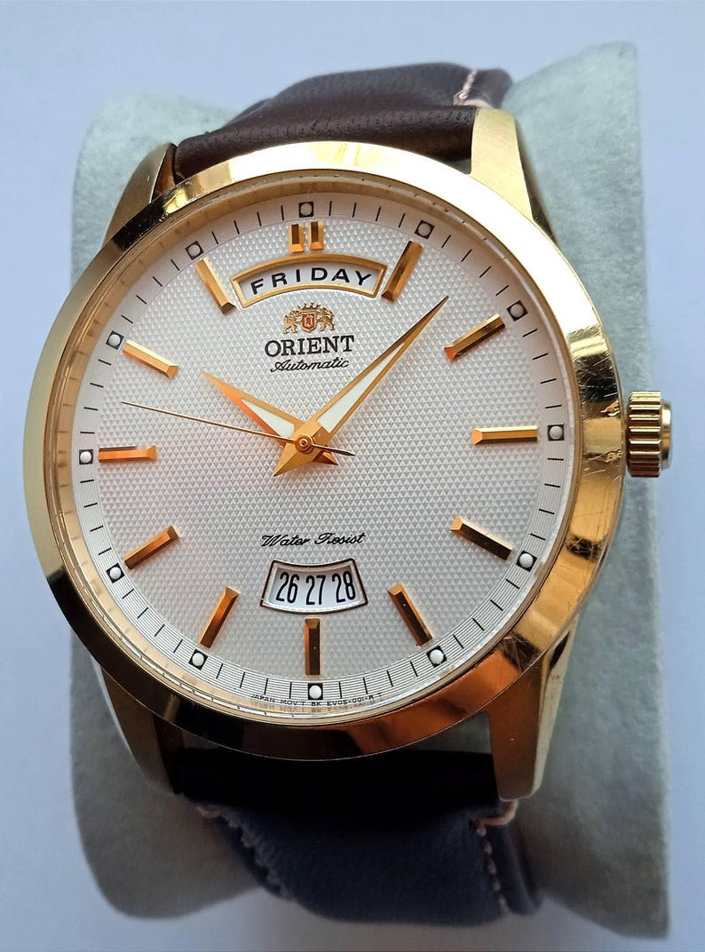 Rare Watch Orient, Automatic Japan Watch. 21 Jewels.day-date. - Etsy