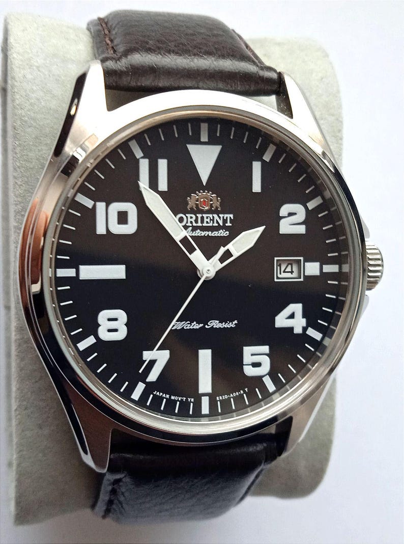 Rare Watch Orient Pilot , Automatic Japan Watch. 21 Jewels.black Dial ...