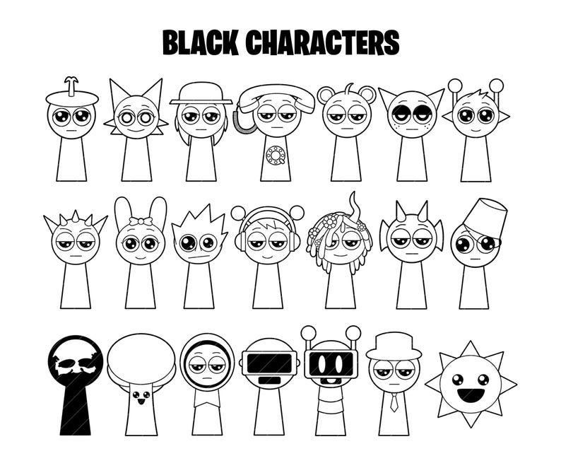 Bundle 82 Incredibox Sprunki Svg Sprunki Beats Gaming Clipart SVG en ...