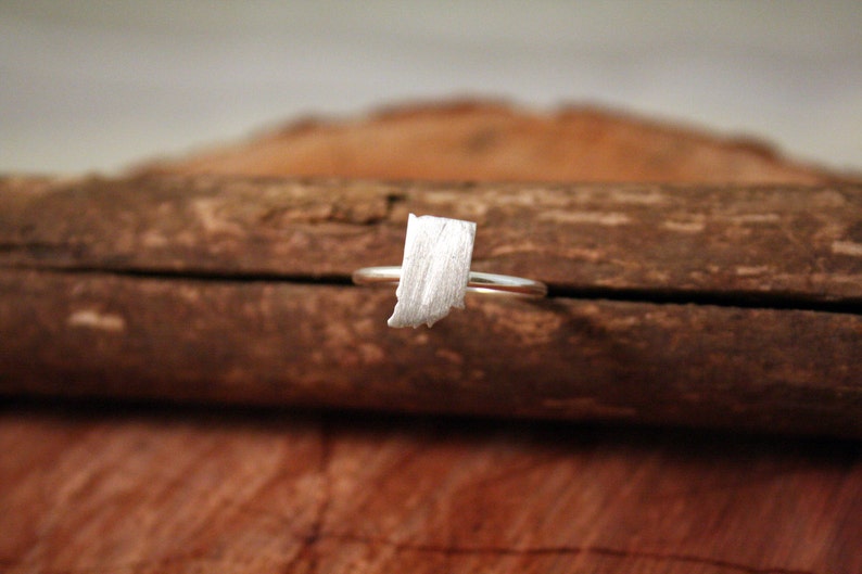 Sterling Silver State Ring or Country Ring - Made to Order - Etsy