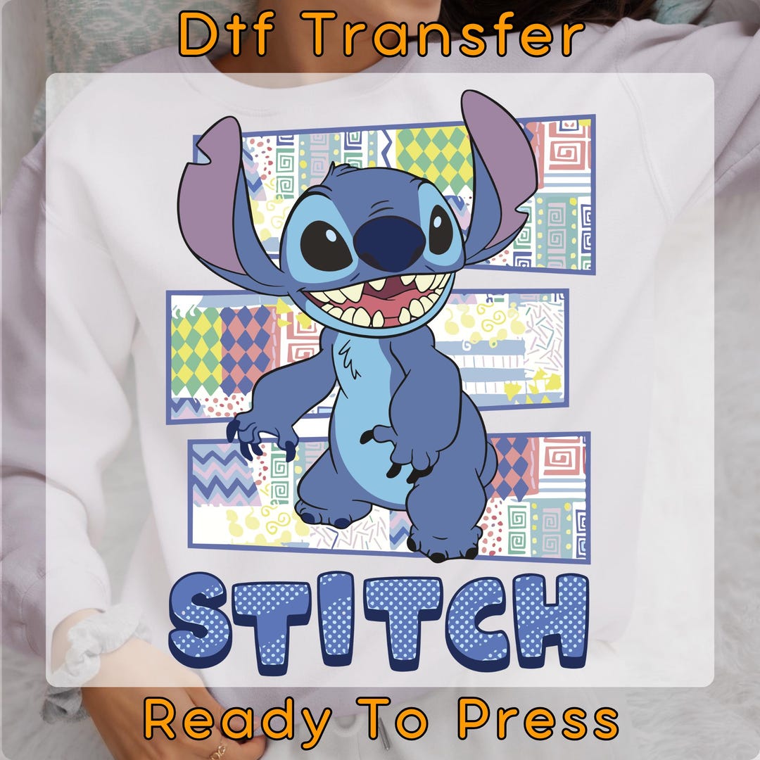 Stitch Disney Dtf Ready to Press, Disney Tee, Disney Stitch Dtf, Stitch ...