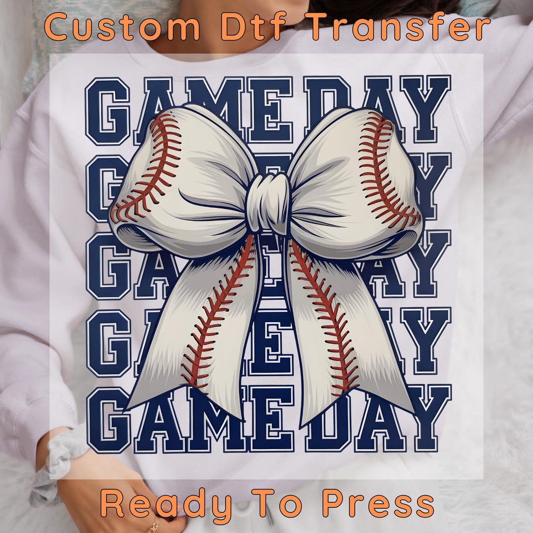 Game Day Baseball DTF Transfer: Ice Cream Drip Glove, Ready to Press - Etsy