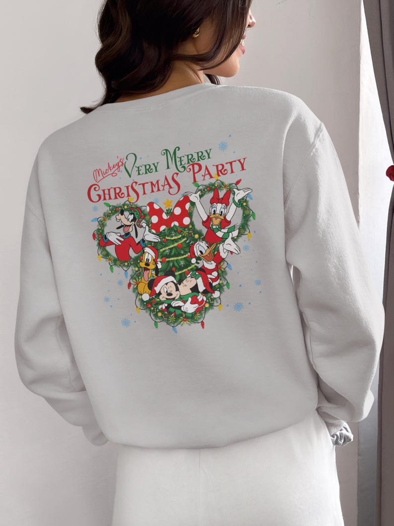 Mickey's Very Merry Christmas Party DTF Transfer, Disney Holiday Design ...